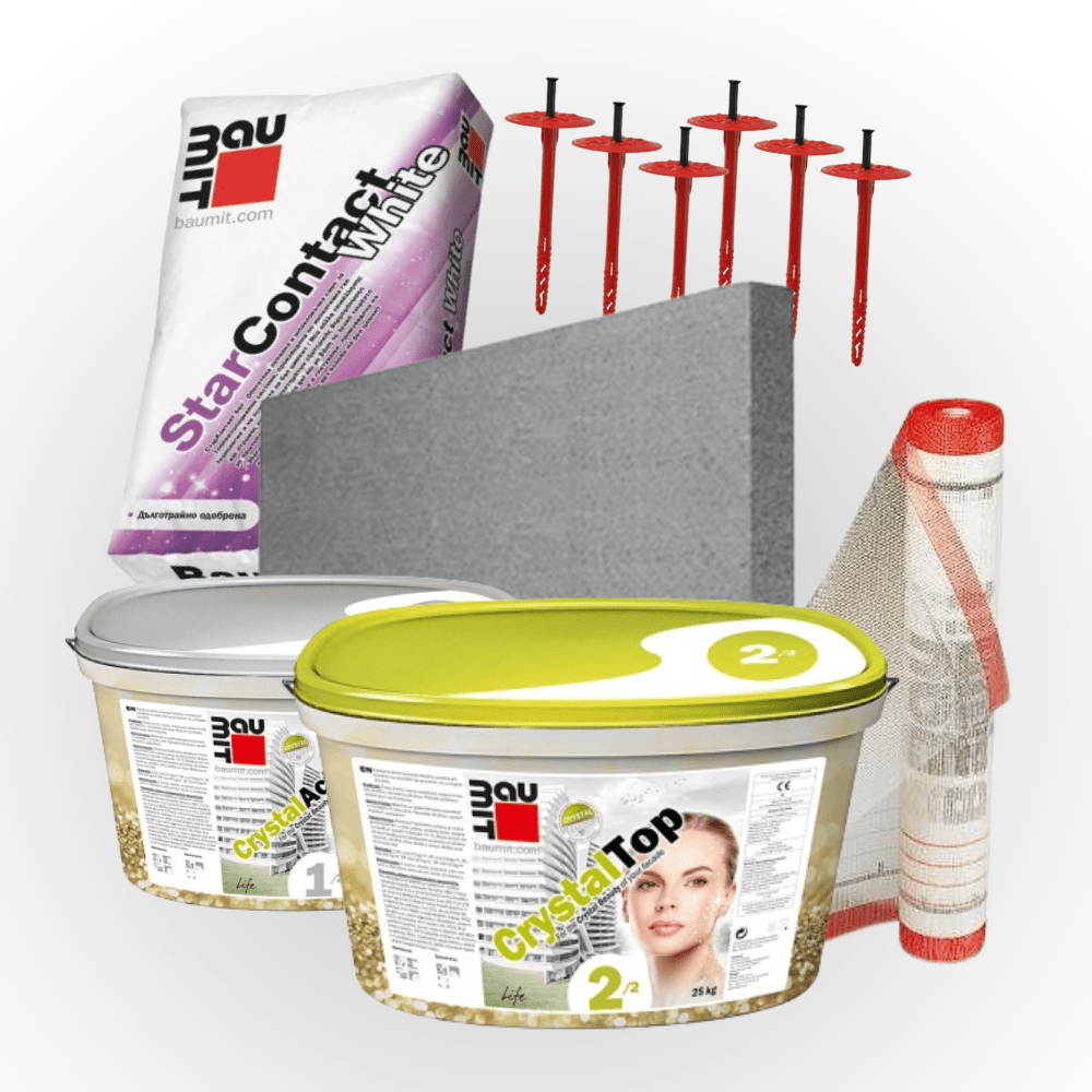 Топлоизолационна система Baumit StarTerm, с мазилка CrystalTop | StroyMart.BG | Твоята ...