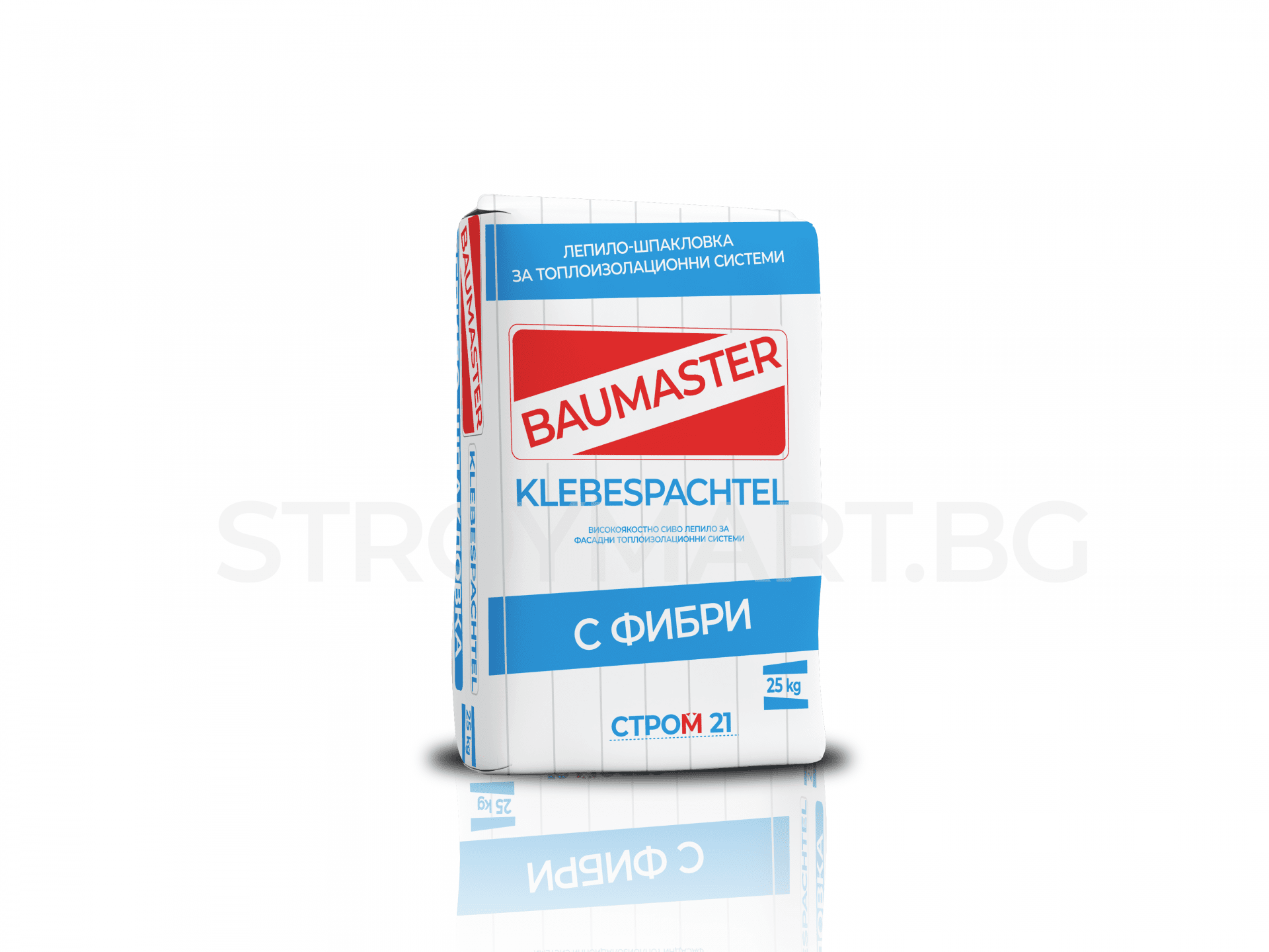 Лепило - шпакловка, циментова, сива, BAUASTER 25кг | StroyMart.BG | Твоята Строителна Борса