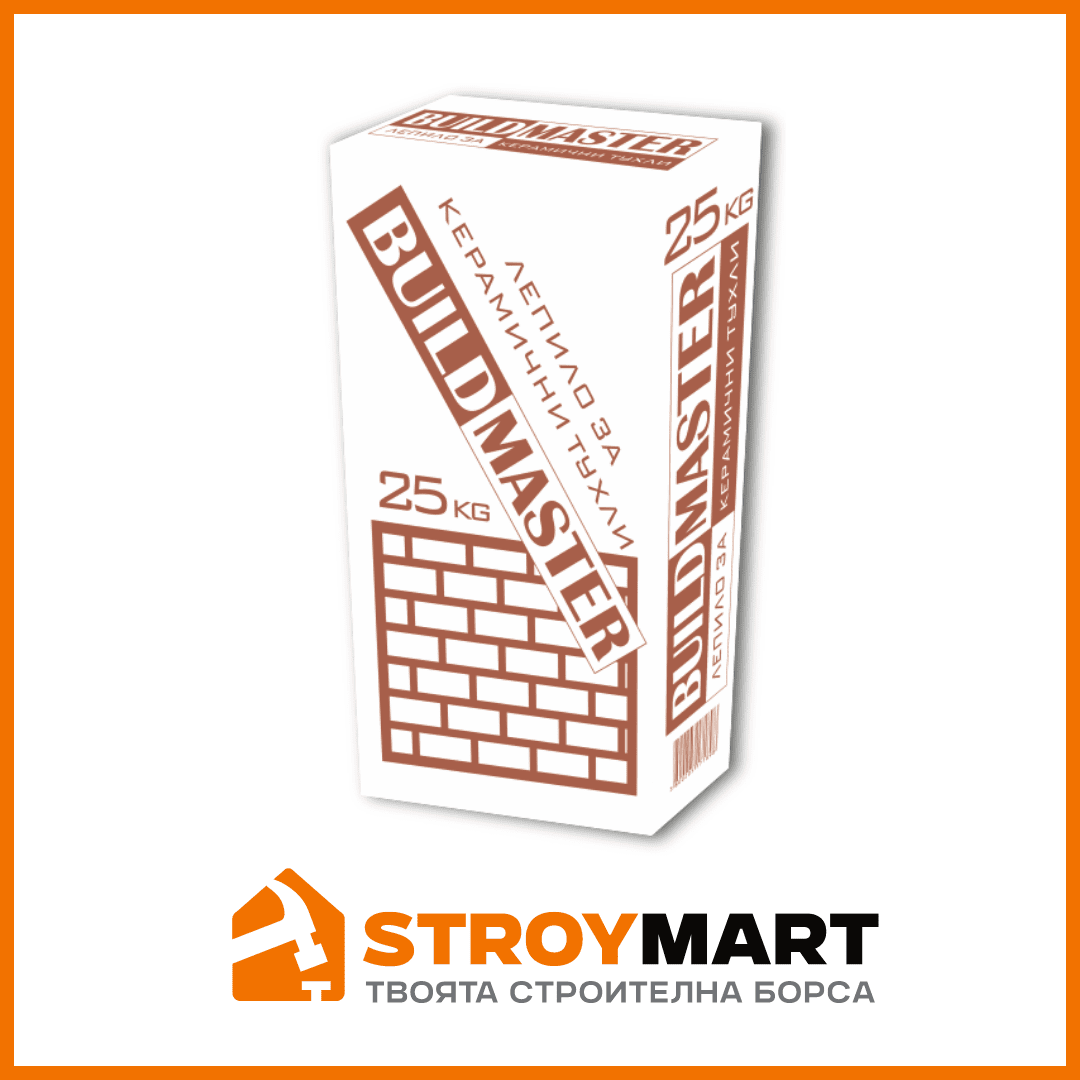 Лепило за керамични тухли BAUMASTER, 25кг | StroyMart.BG | Твоята Строителна Борса
