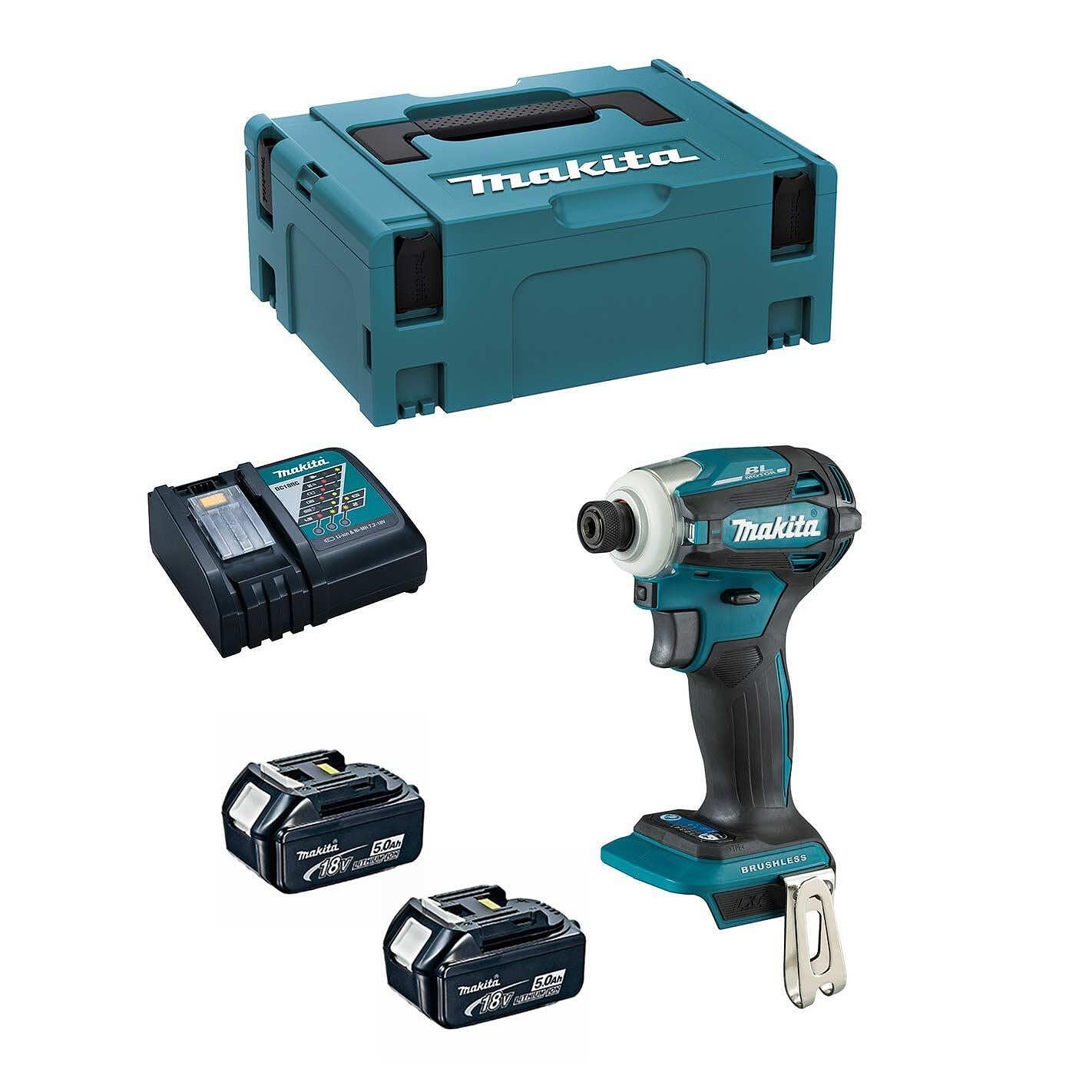 Акумулаторен ударен винтоверт/Impact, Makita DTD172RTJ, 18V, 2x5Ah, LXT, 180Nm | StroyMart.BG ...