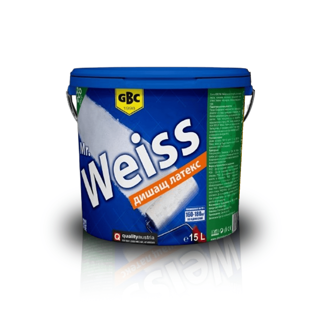 Дишащ латекс GBC Mr.Weiss | StroyMart.BG | Твоята Строителна Борса