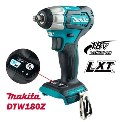 Акумулаторен ударен гайковерт Makita DTW180Z, 18V, LXT, 3/8", 180Nm ...