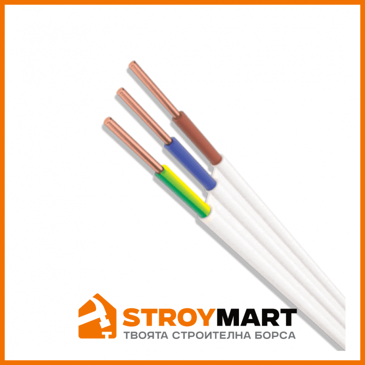 Кабел ПВВ-МБ1 3X4mm² | StroyMart.BG | Твоята Строителна Борса