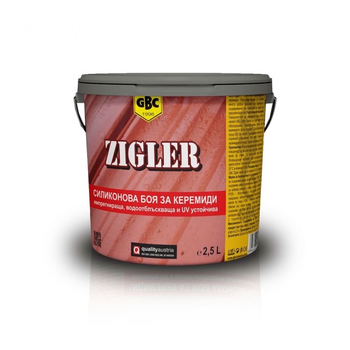 Силиконовa боя за керемиди, GBC Zigler, цвят керемиден | StroyMart.BG | Твоята Строителна Борса